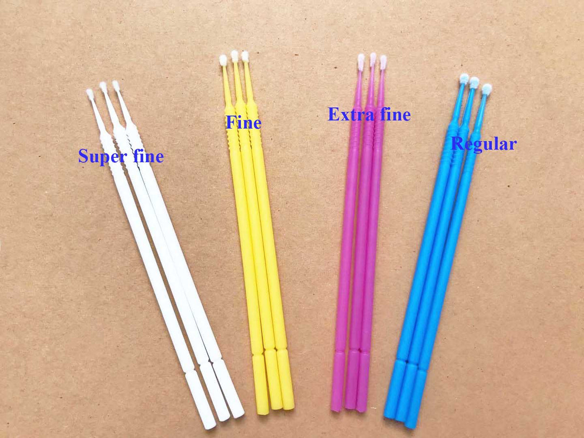 Mini Micro Tips Micro Applicators Brush Colorful – LJ Healthcare