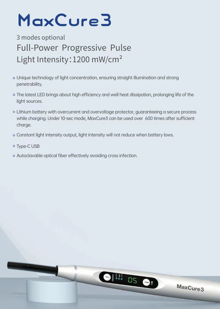 Dental Curing Light - MaxCure 3 – LJ Healthcare