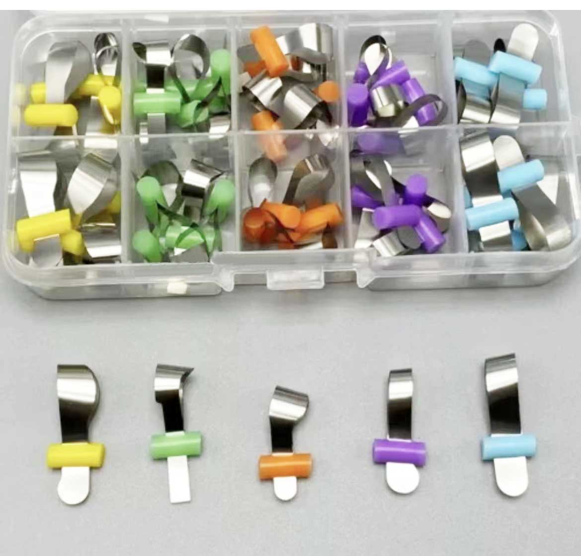 Dental Sectional Contoured Metal Matrix Bands Tofflemire Automatrix Lo ...