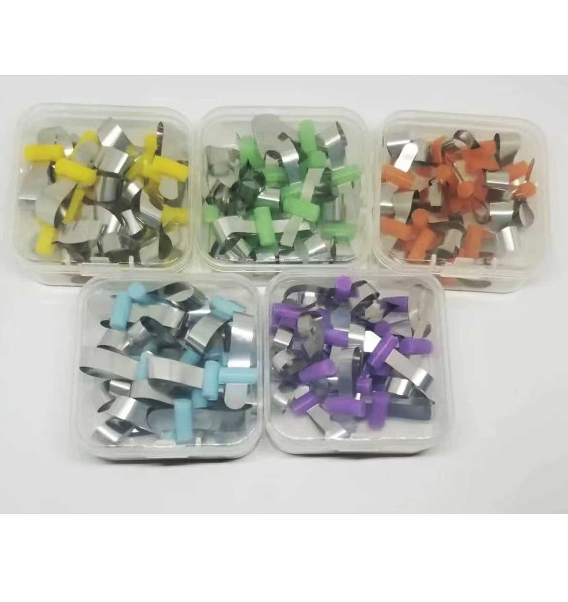 Dental Sectional Contoured Metal Matrix Bands Tofflemire Automatrix Lo ...